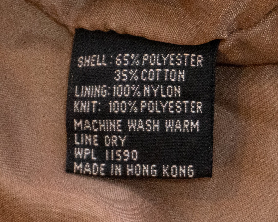 Vintage Street Moves Knock-off Members Only Tan Brown Beige Bomber ...