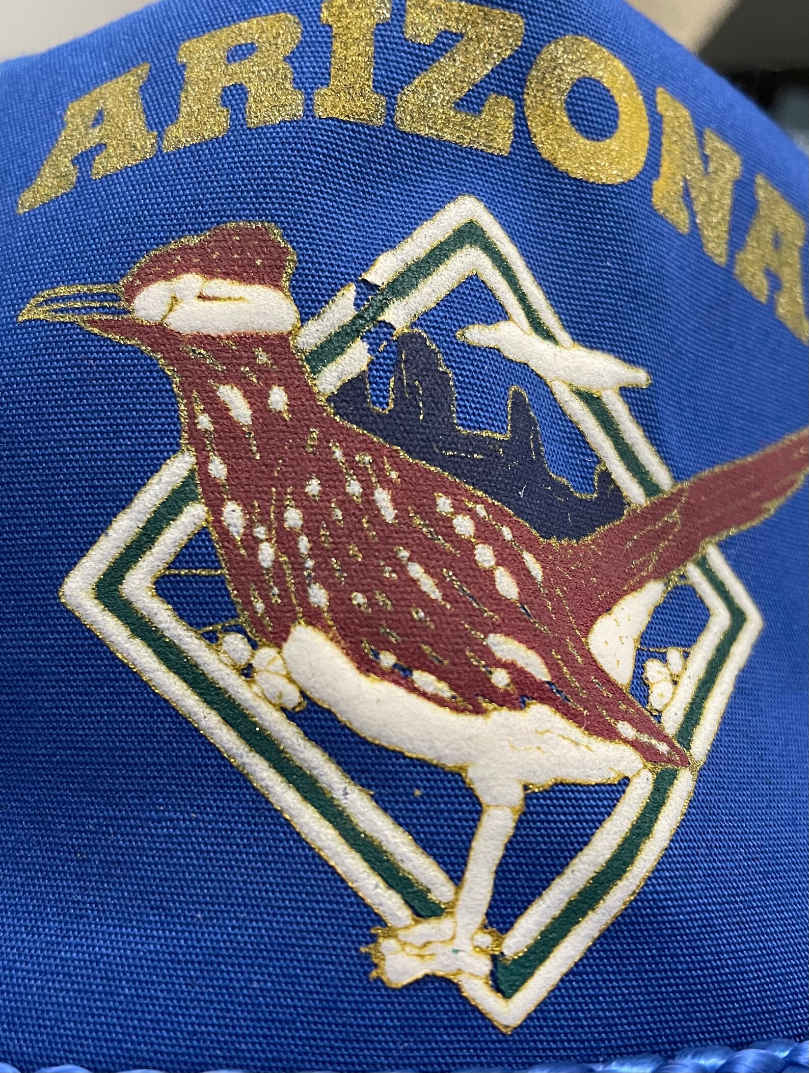 Vintage Arizona Roadrunner Blue Baseball Hat Cap Snapback KC | Etsy