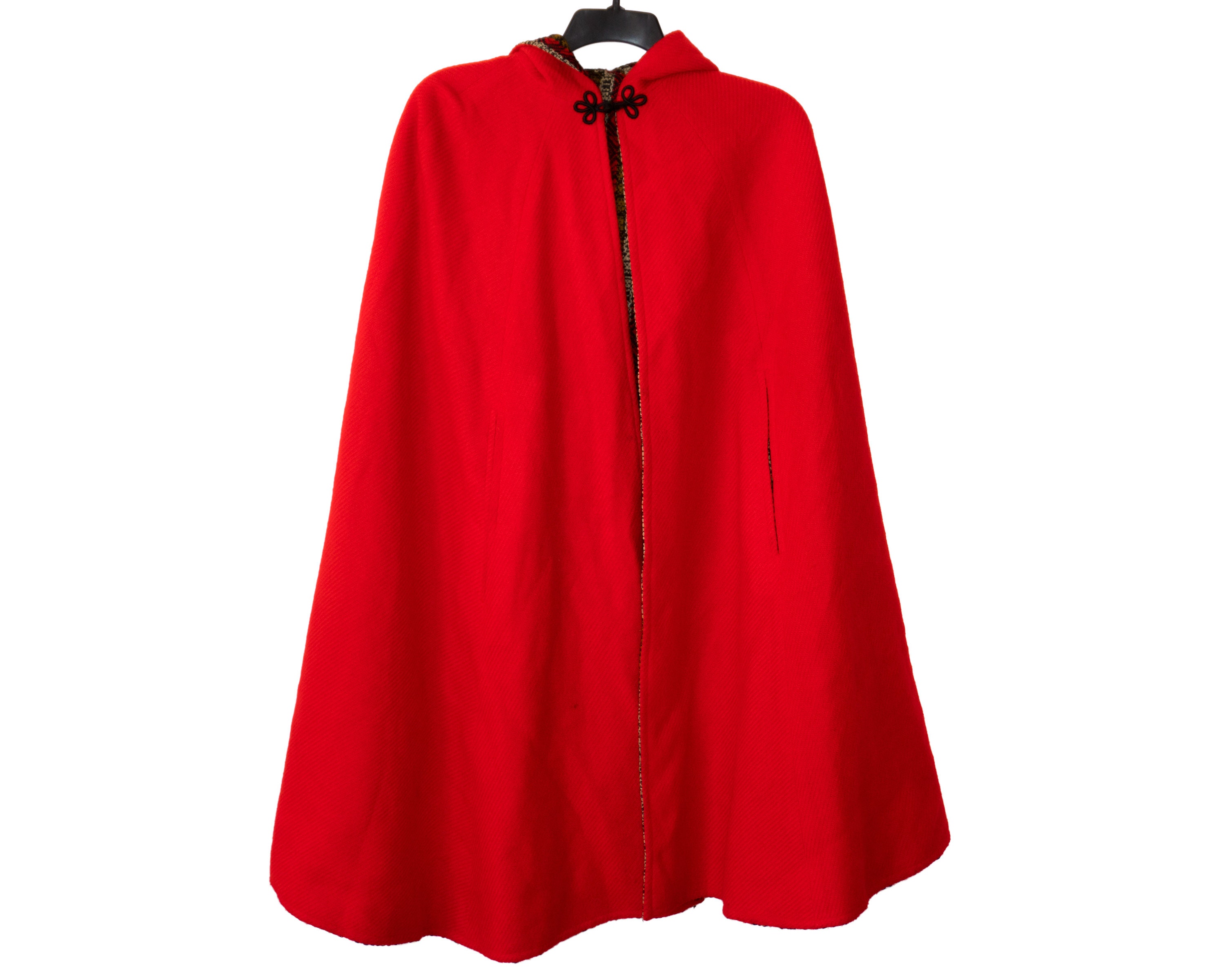 Vintage Handmade Reversible Enchanted Magic Folk Cape Cloak Krokbragd ...