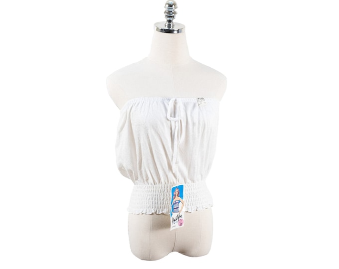 Vintage Deadstock 70's Mystique Creations White Tube Top X-small/small ...