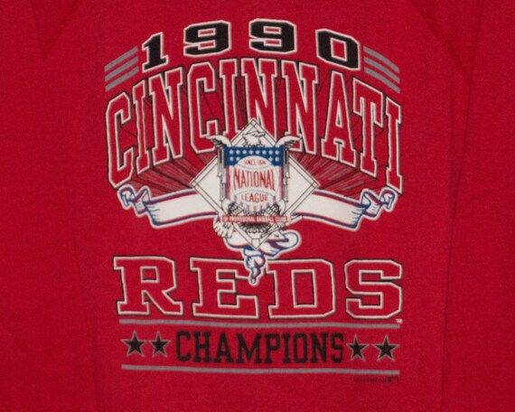 Vintage 1990 Cincinnati Red Champions MLB Baseball Re… - Gem