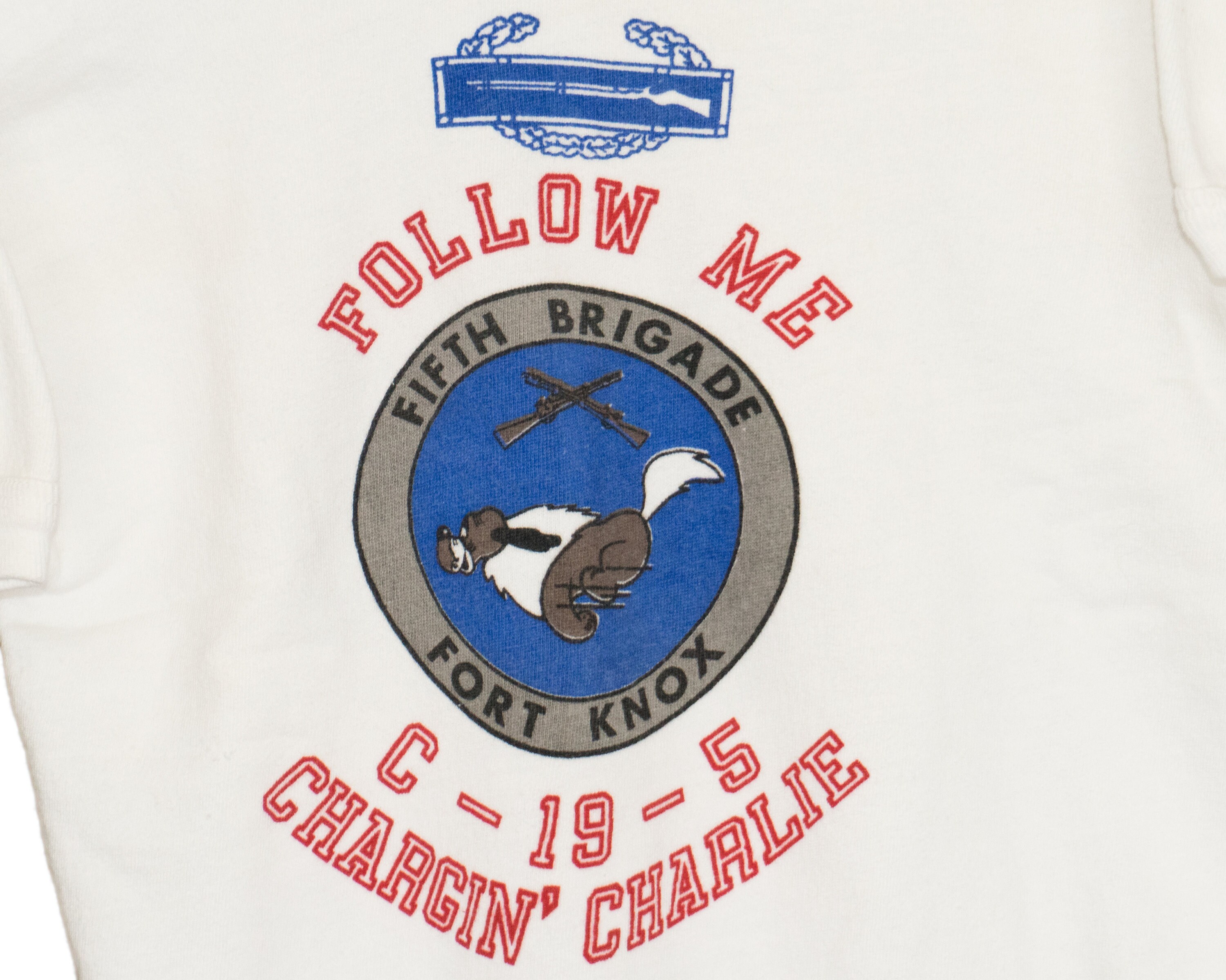 Vintage Chargin' Charlie Follow Me Fifth Brigade Fort Knox C-19-5 War ...