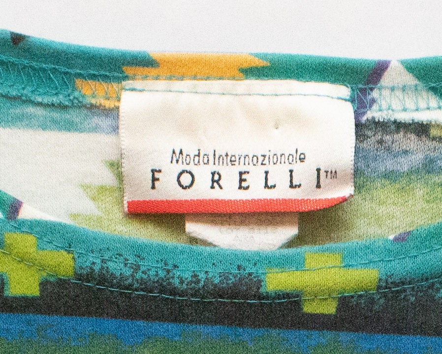 Vintage Moda Internazionale Forelli Southwest Pattern Green - Etsy
