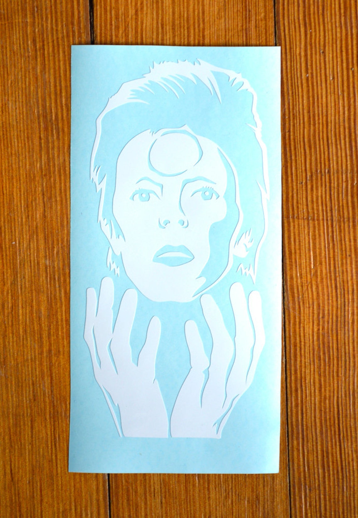 David Bowie Ziggy Stardust Vinyl Decal Sticker - Etsy