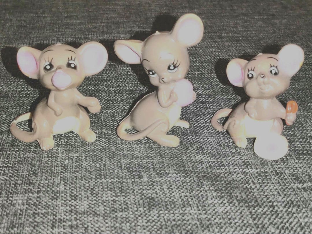 Joseph Originals Lot of 3 Mice Mouse Figurines Valentine's Day Heart ...