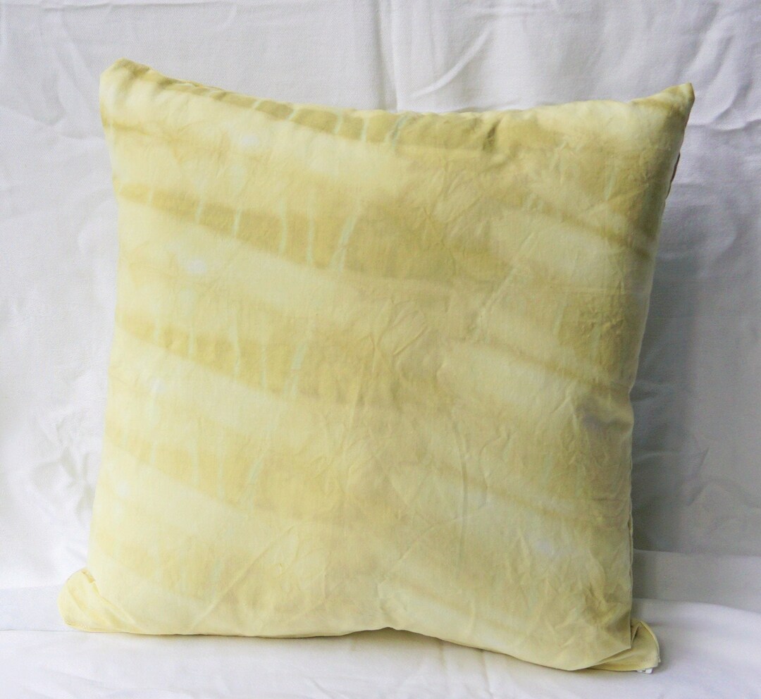 Funda de almohada teñida a mano, decorativa, tinte orgánico a base de ...