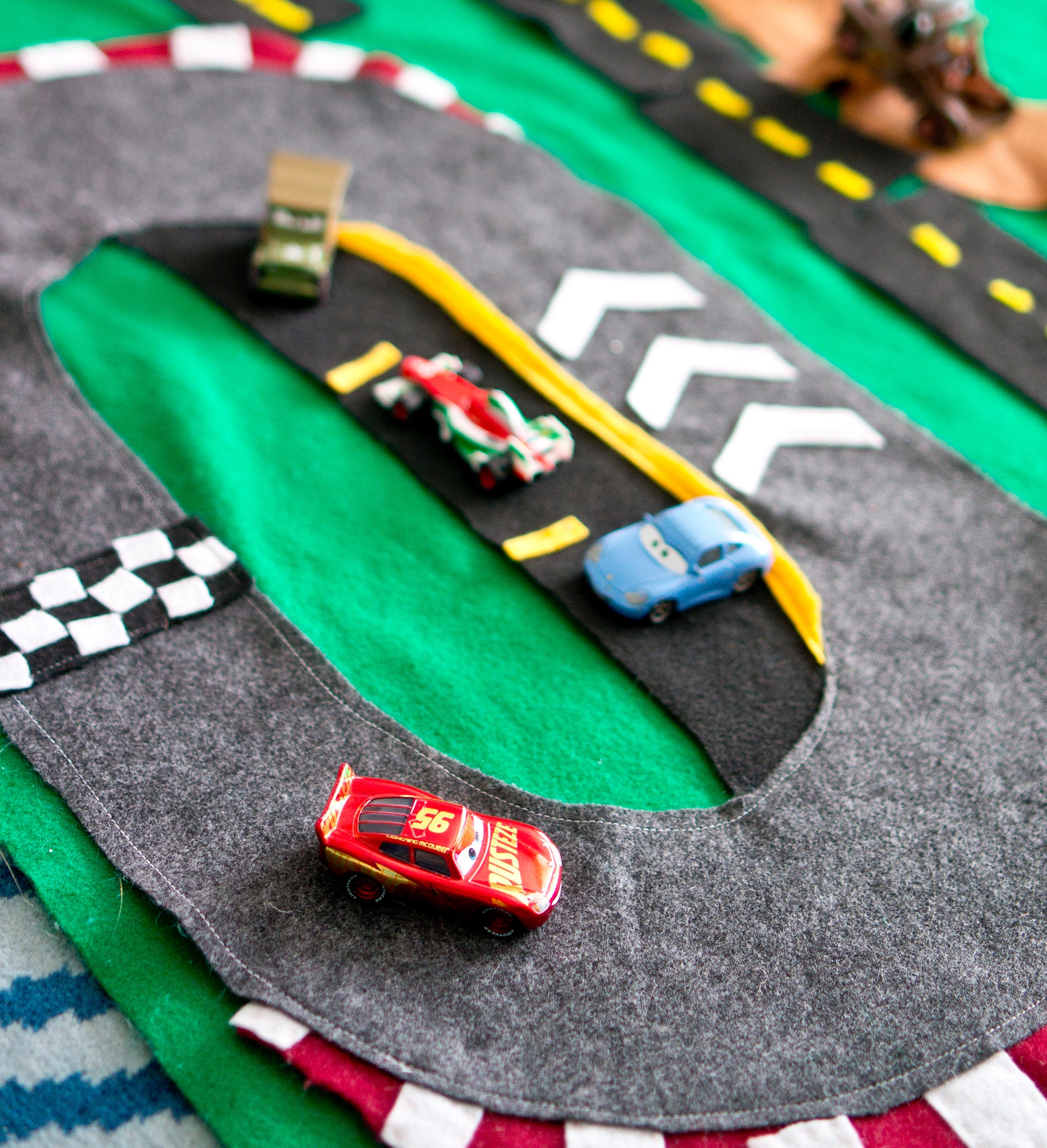 Felt Racetrack for Toy Cars Pattern - Etsy New Zealand