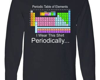 Periodic table shirt | Etsy