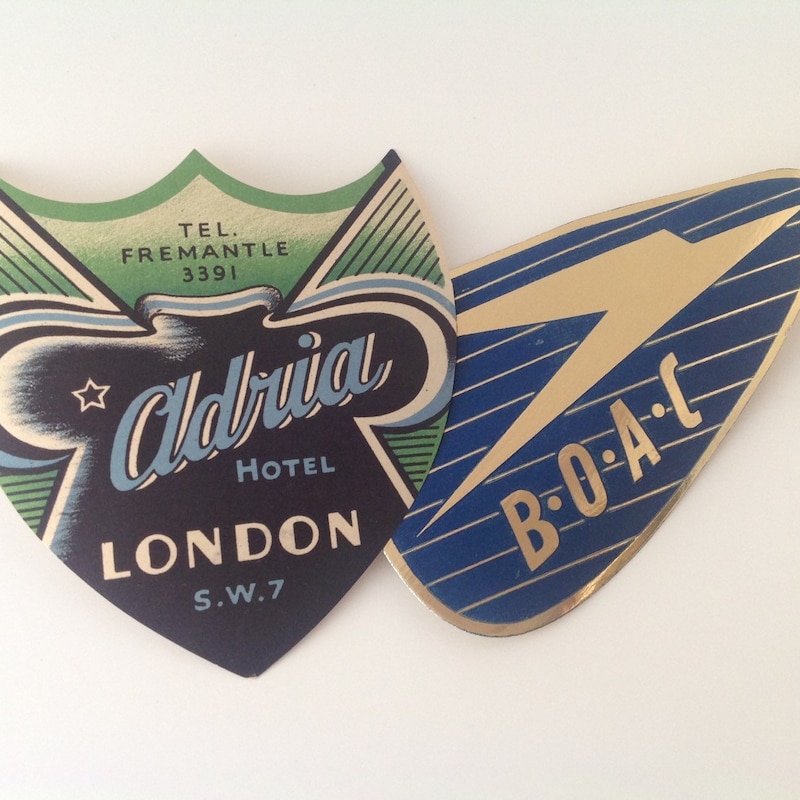 Hotel Luggage Labels - Etsy