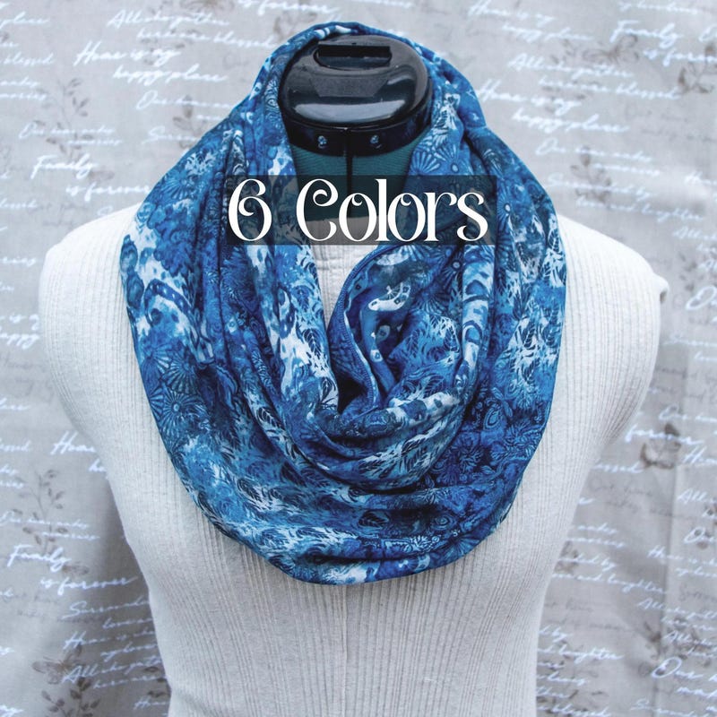 Scarf With Secret Pocket - Etsy