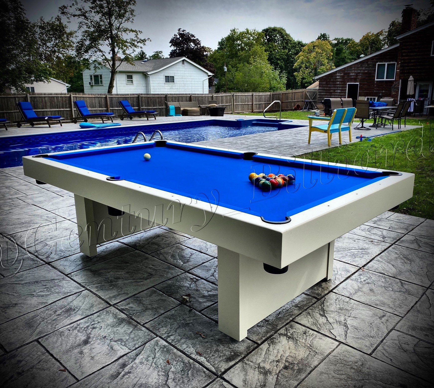 Penthouse Outdoor Pool Table - Etsy