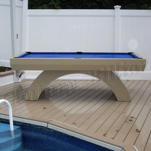 Custom Rainbow Outdoor Pool Table - Etsy