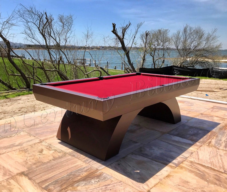 Custom Rainbow Outdoor Pool Table - Etsy