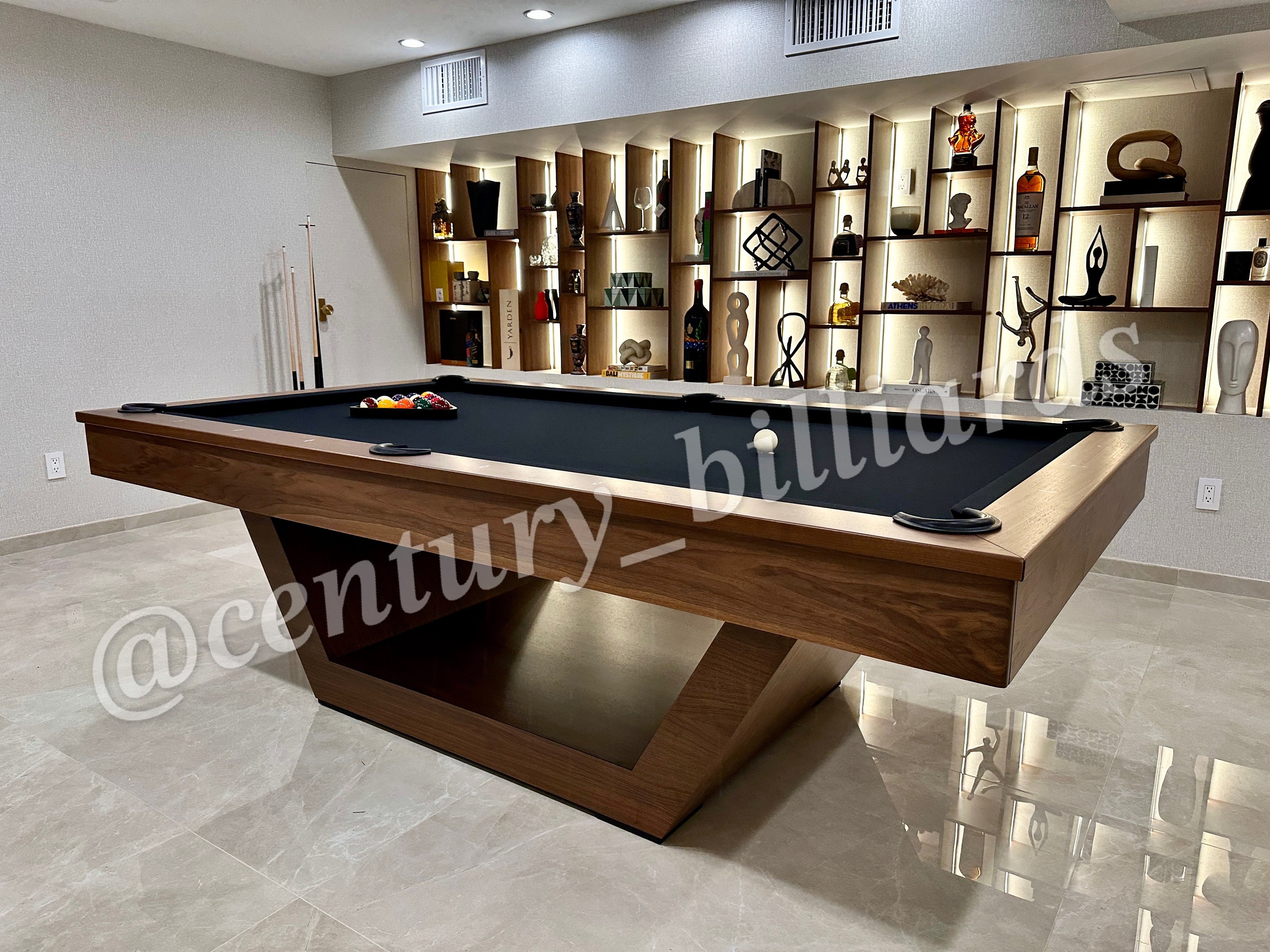 Custom Modern Evolution Pool Table - Etsy