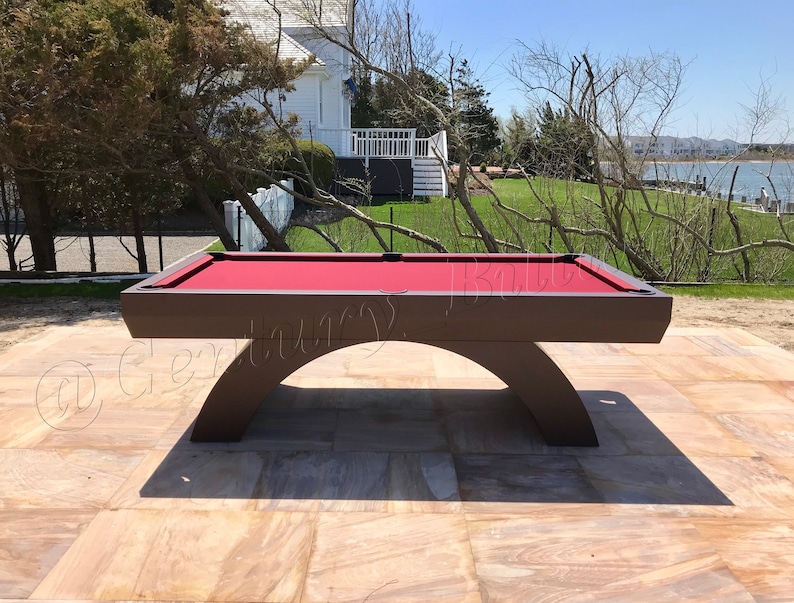 Custom Rainbow Outdoor Pool Table - Etsy