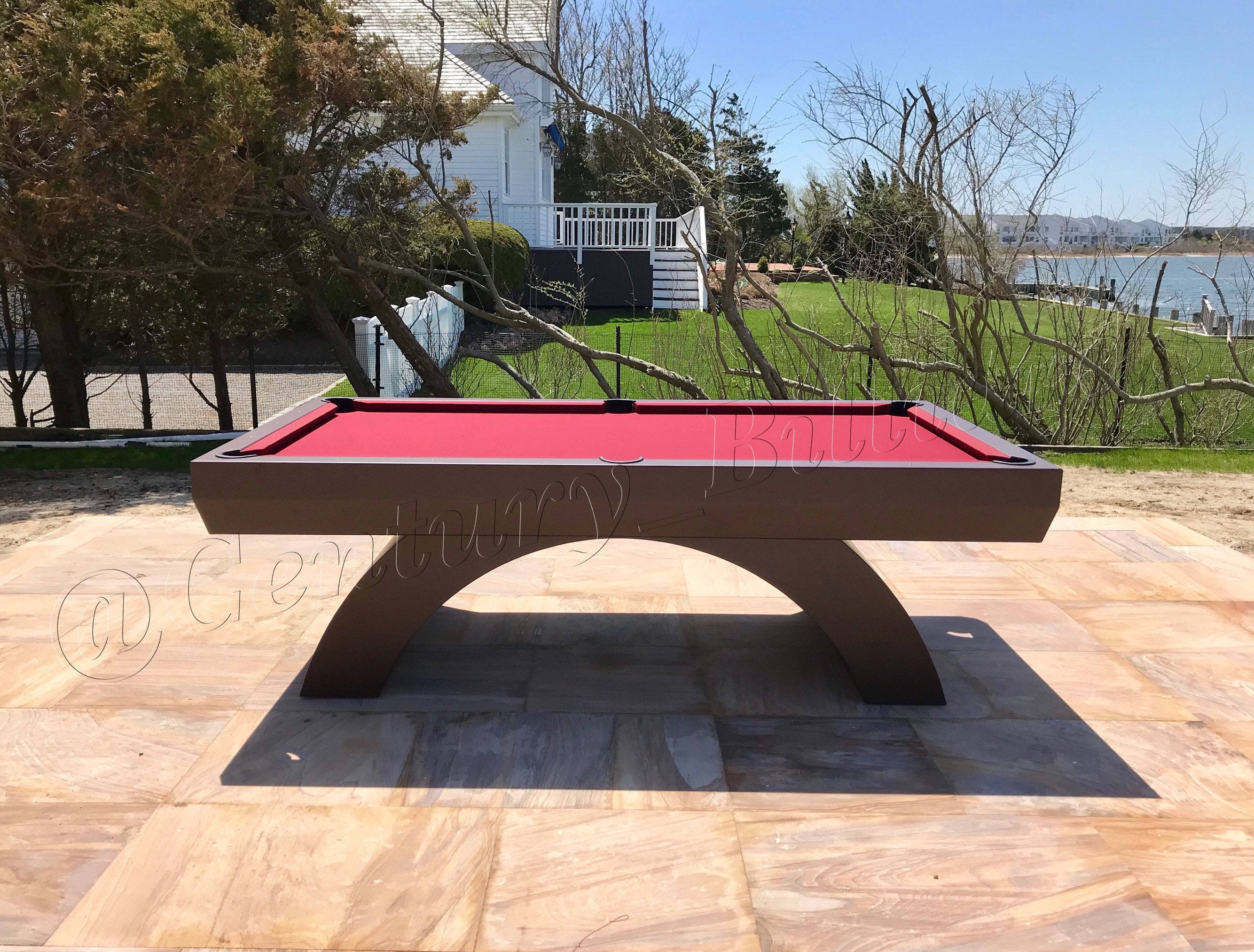Custom Rainbow Outdoor Pool Table - Etsy