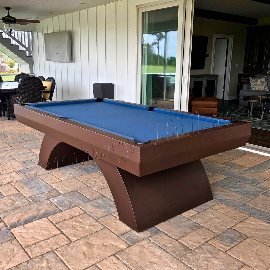 Custom Rainbow Outdoor Pool Table - Etsy