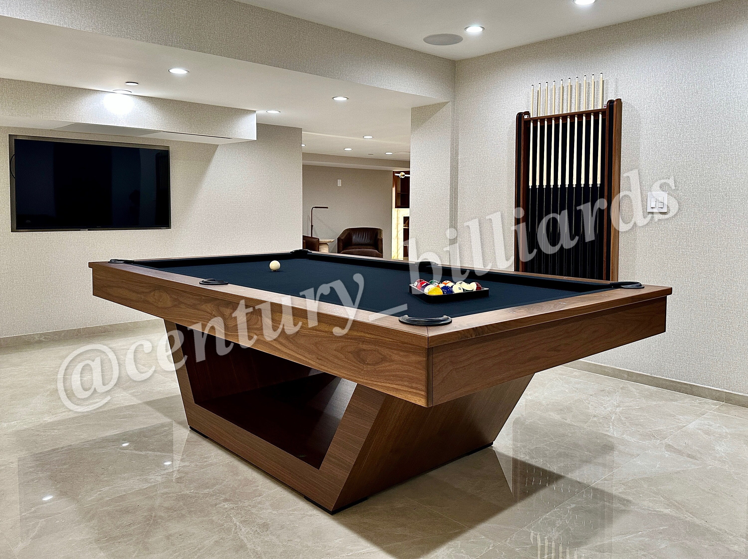 Custom Modern Evolution Pool Table - Etsy