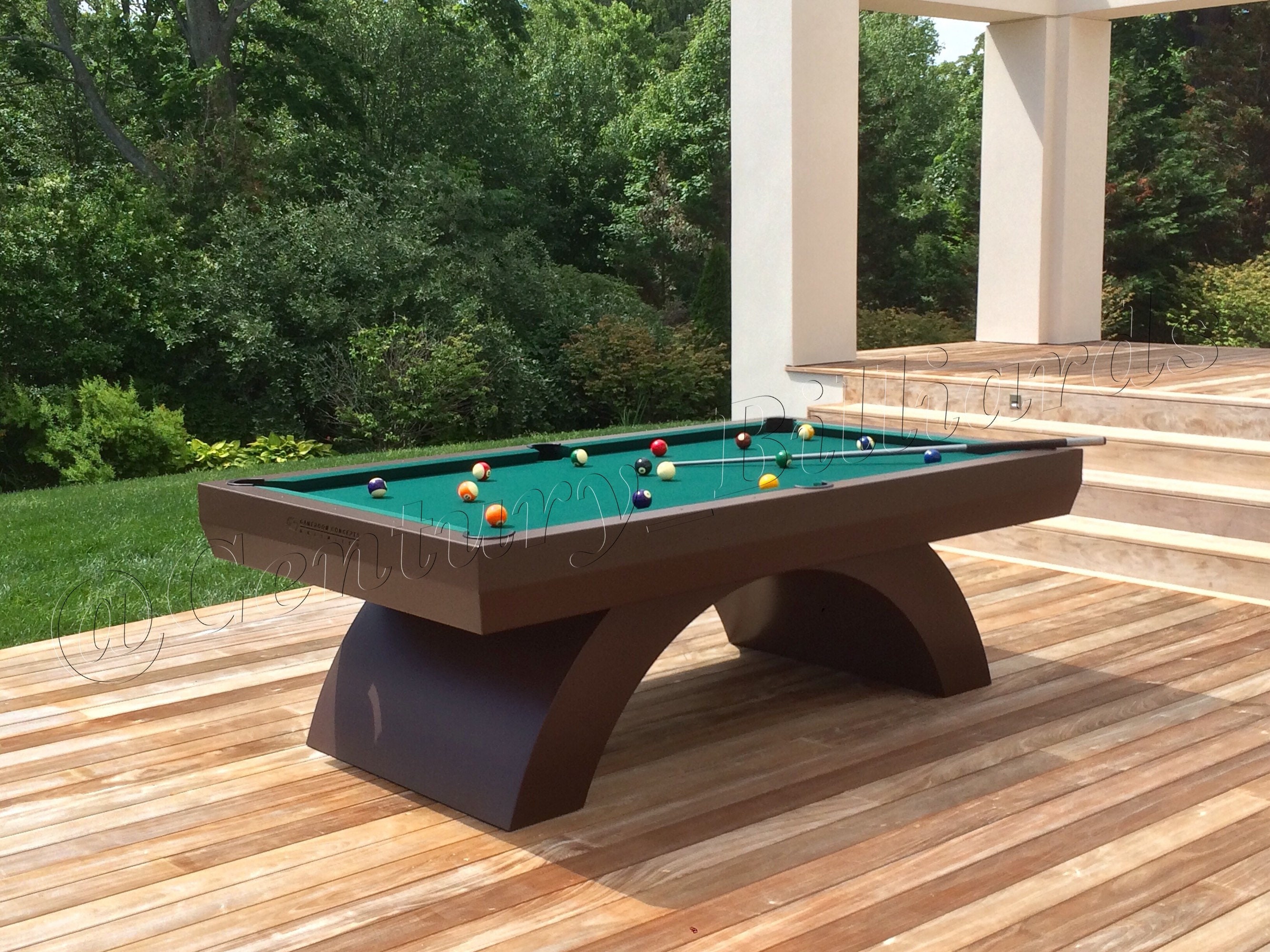 Custom Rainbow Outdoor Pool Table - Etsy