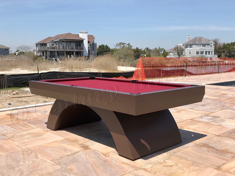 Custom Rainbow Outdoor Pool Table - Etsy