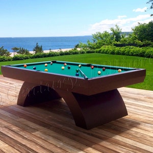 Custom Rainbow Outdoor Pool Table - Etsy