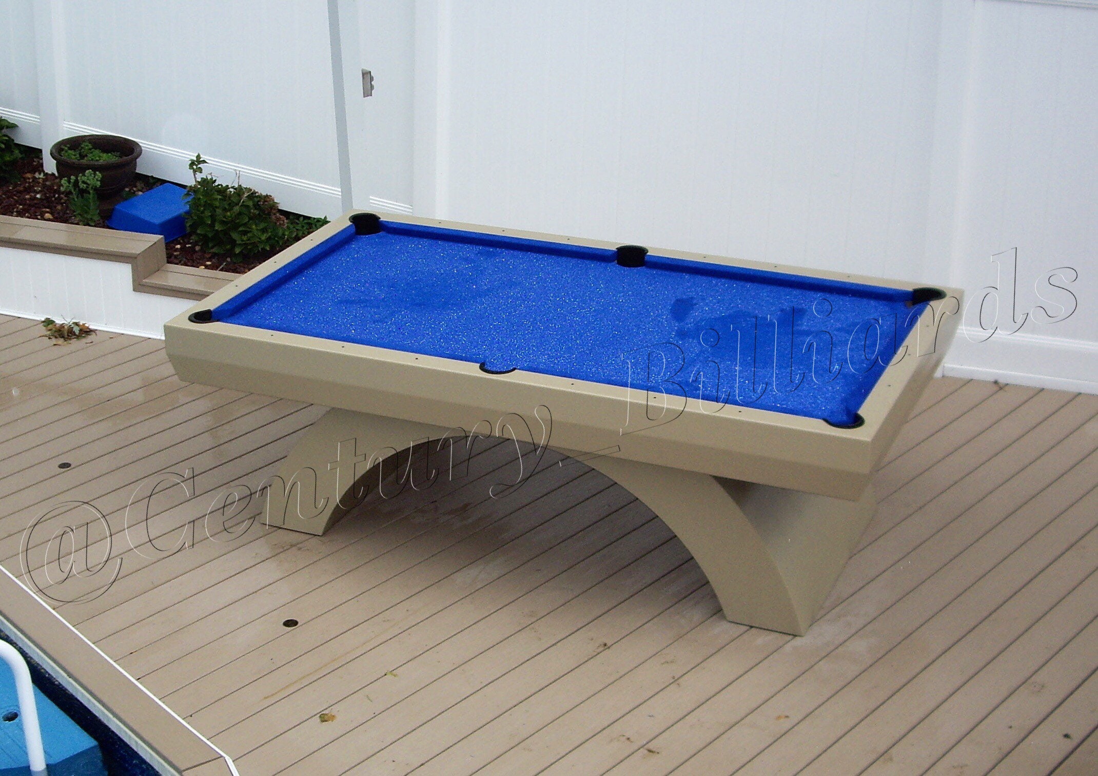 Custom Rainbow Outdoor Pool Table - Etsy