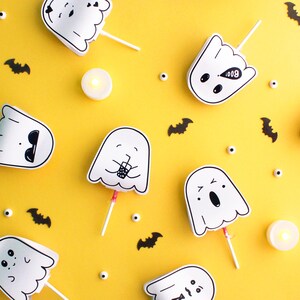 Ghost Lollipop Holder, Halloween Lollipop Wrapper Halloween Class ...