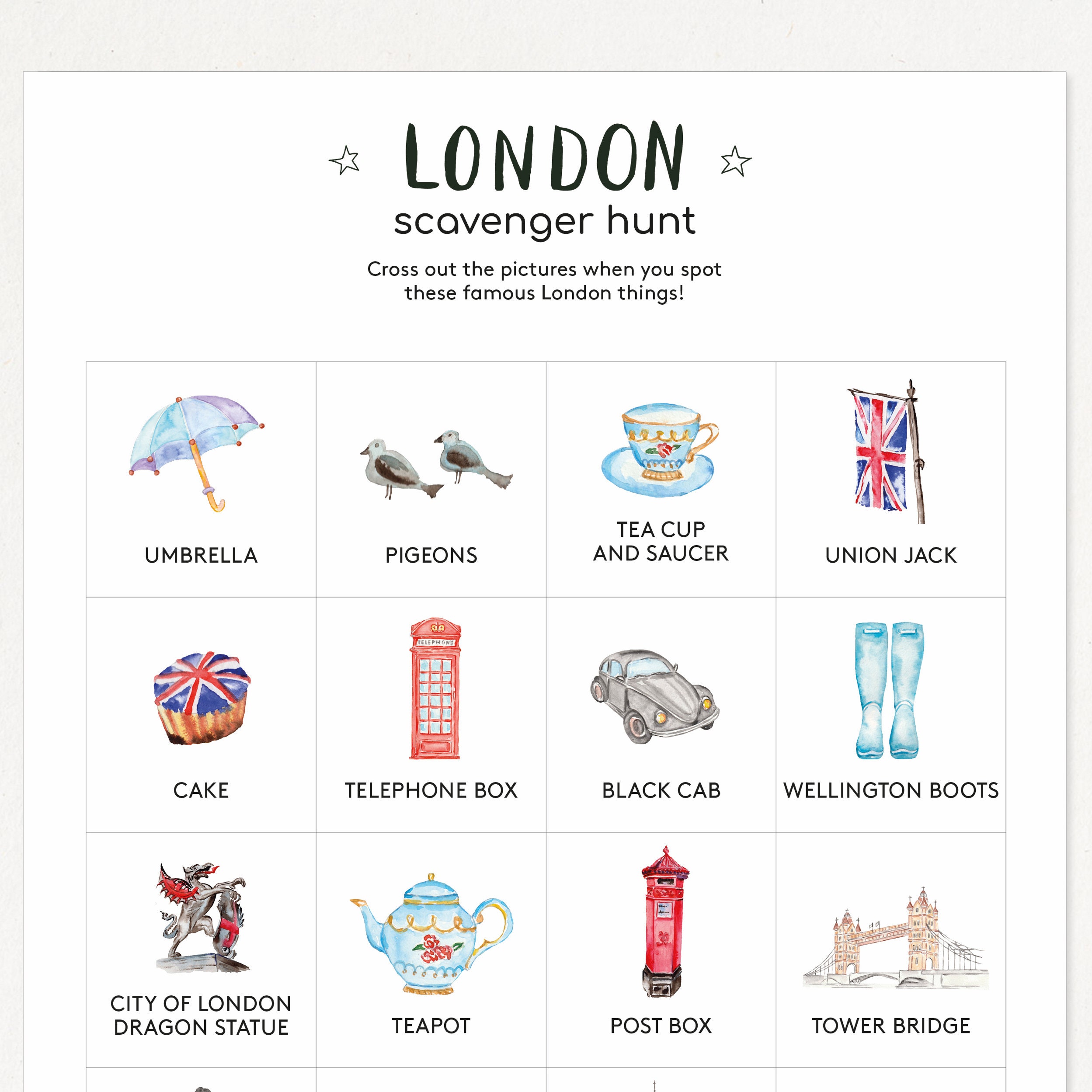 London Activities for Kids | Kids Printable Activity Sheet London ...