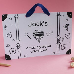 Kids Travel Activity Journal Printable Kit | Vacation Memory Kids ...