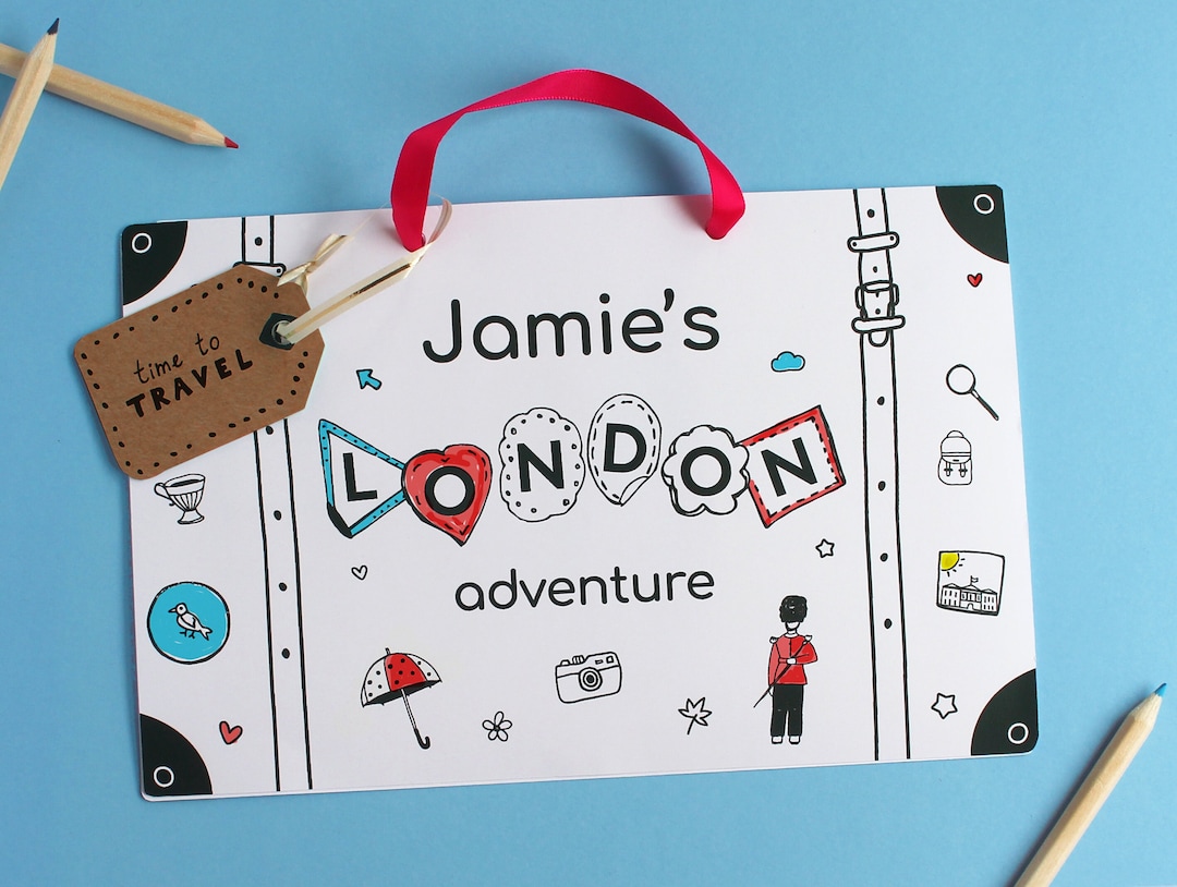 Kids London Travel Journal Printable Kit | London Vacation Activity ...