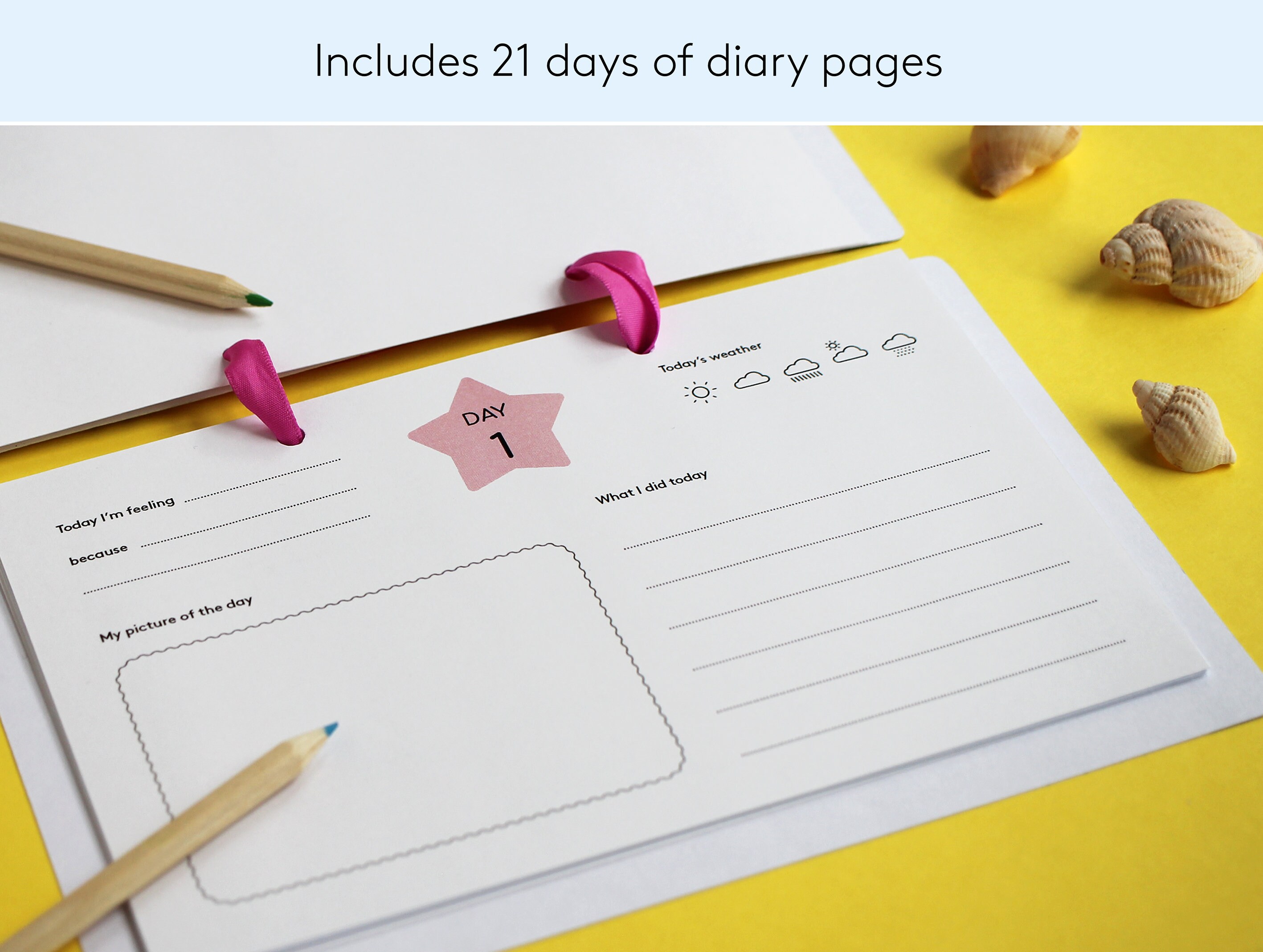 Kids Travel Activity Journal Printable Kit Vacation Memory Kids Journal ...