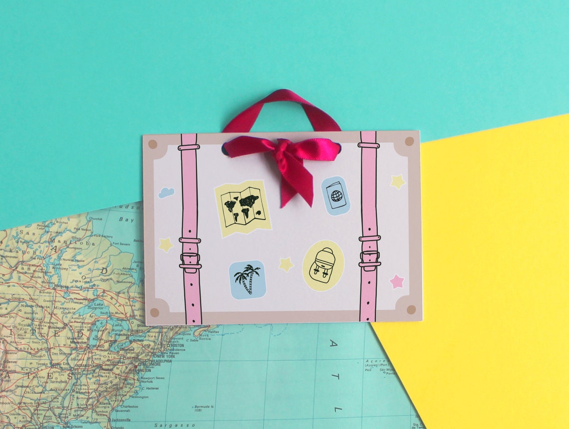 Surprise Trip Reveal Card: Personalized Vacation Announcement (digital ...