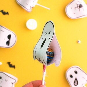 Ghost Lollipop Holder, Halloween Lollipop Wrapper Halloween Class ...