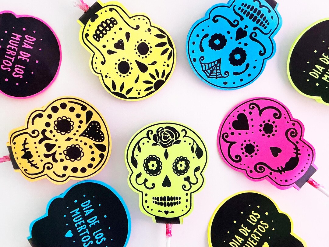 Día De Los Muertos Favors, Day of the Dead Favors, Day of the Dead Kids ...