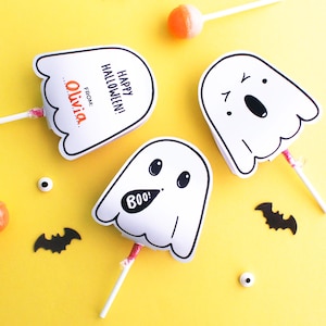 Ghost Lollipop Holder, Halloween Lollipop Wrapper Halloween Class ...