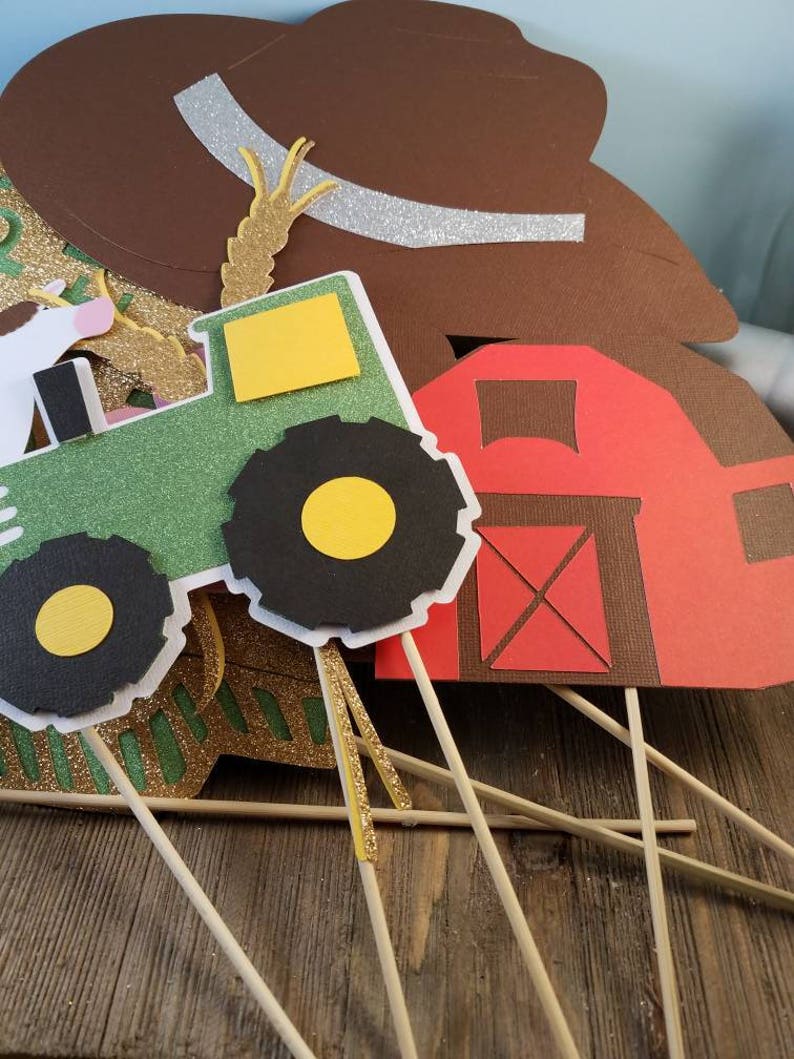 Farm birthday party farm props farm photo props farm | Etsy