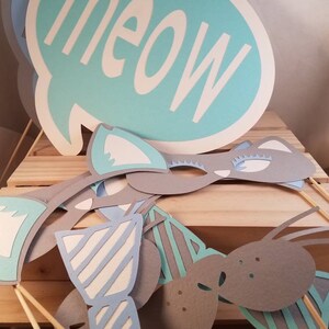 Cat Birthday Party, Cat Party,cat Lady Party, Birthday Props, Girls ...