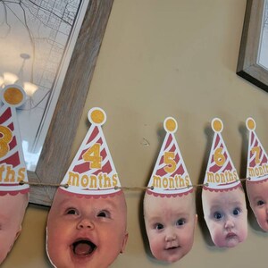 Personalized Photo Banner First Birthday Banner Bridal | Etsy