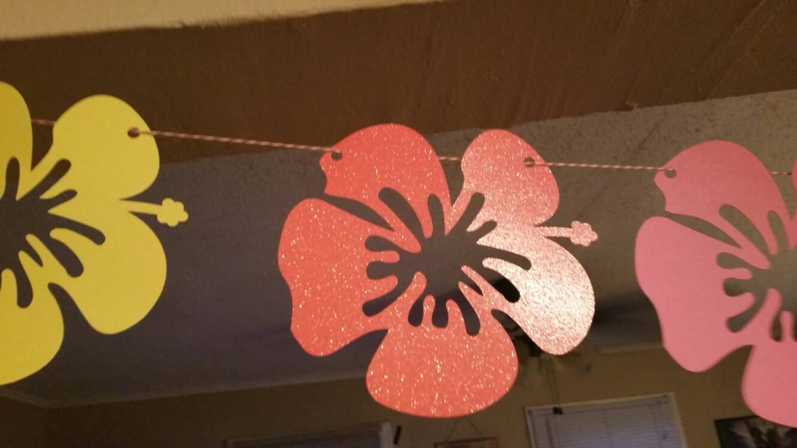 Hawaiian Party Banner Aloha Banner Hawaiian Luau Luau | Etsy