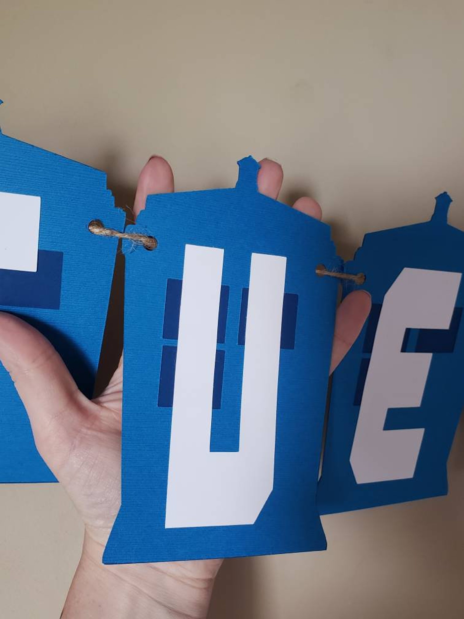 Dr Who Birthday Decorations, Dr Who Banner, Tardis Bunting, Geeky ...