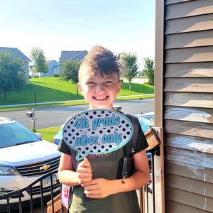 Back to School Photo Props, First Day of Preschool, First Day of School ...