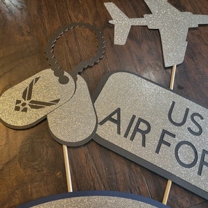 Airforce Graduation Prop Set, Military School Party, Military ...