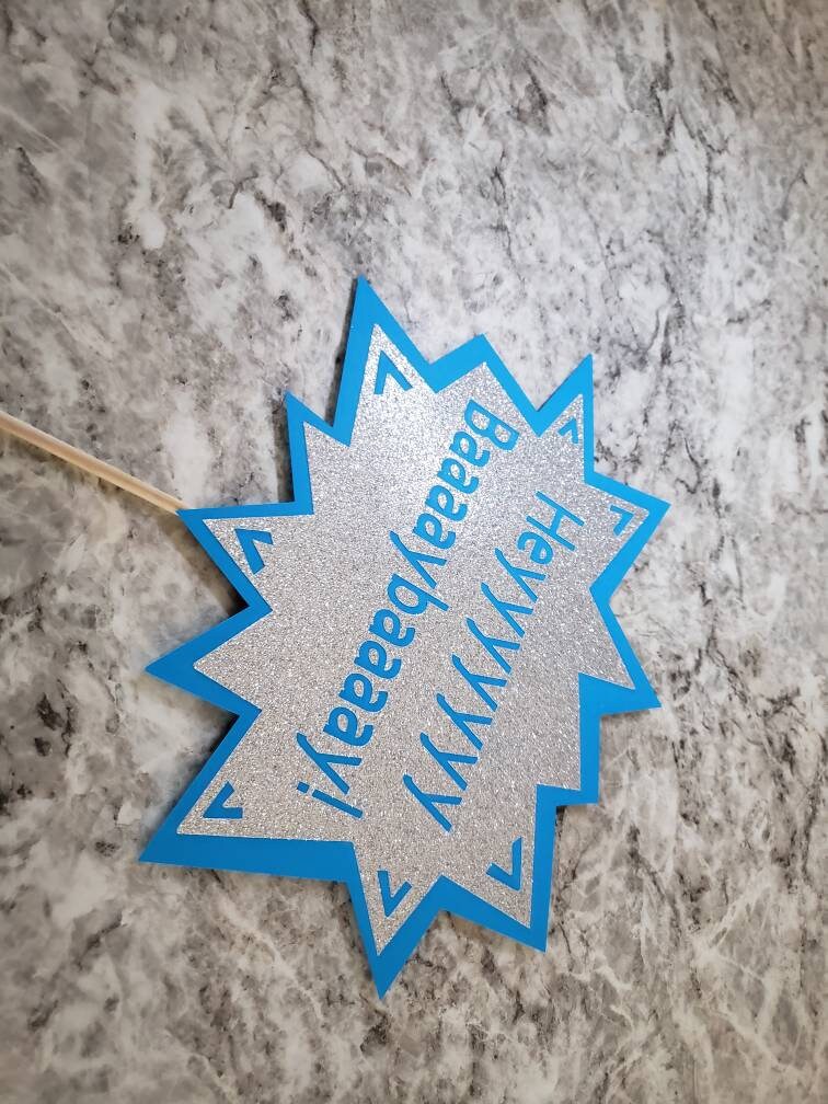 Custom Sign, Custom Photo Props, Word Bubble Photo Prop, Birthday ...
