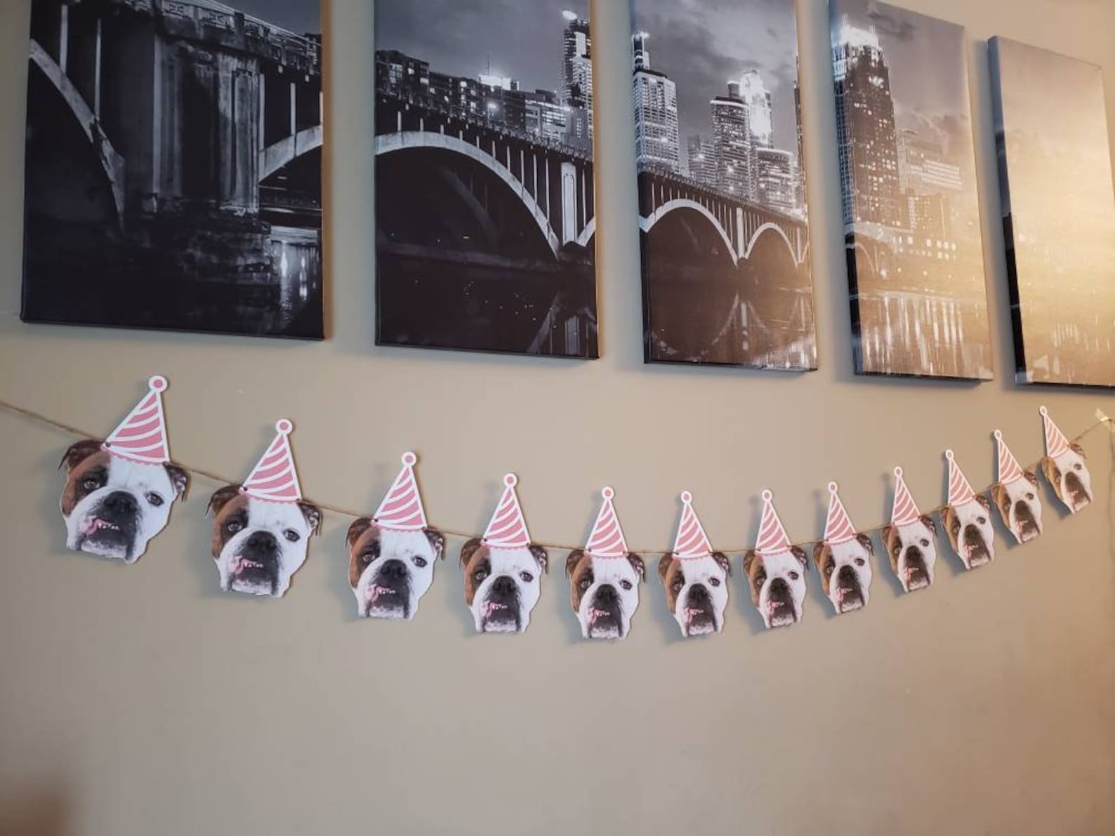 Personalized Photo Banner First Birthday Banner Bridal - Etsy