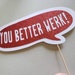 Custom Sign, Custom Photo Props, Word Bubble Photo Prop, Birthday ...