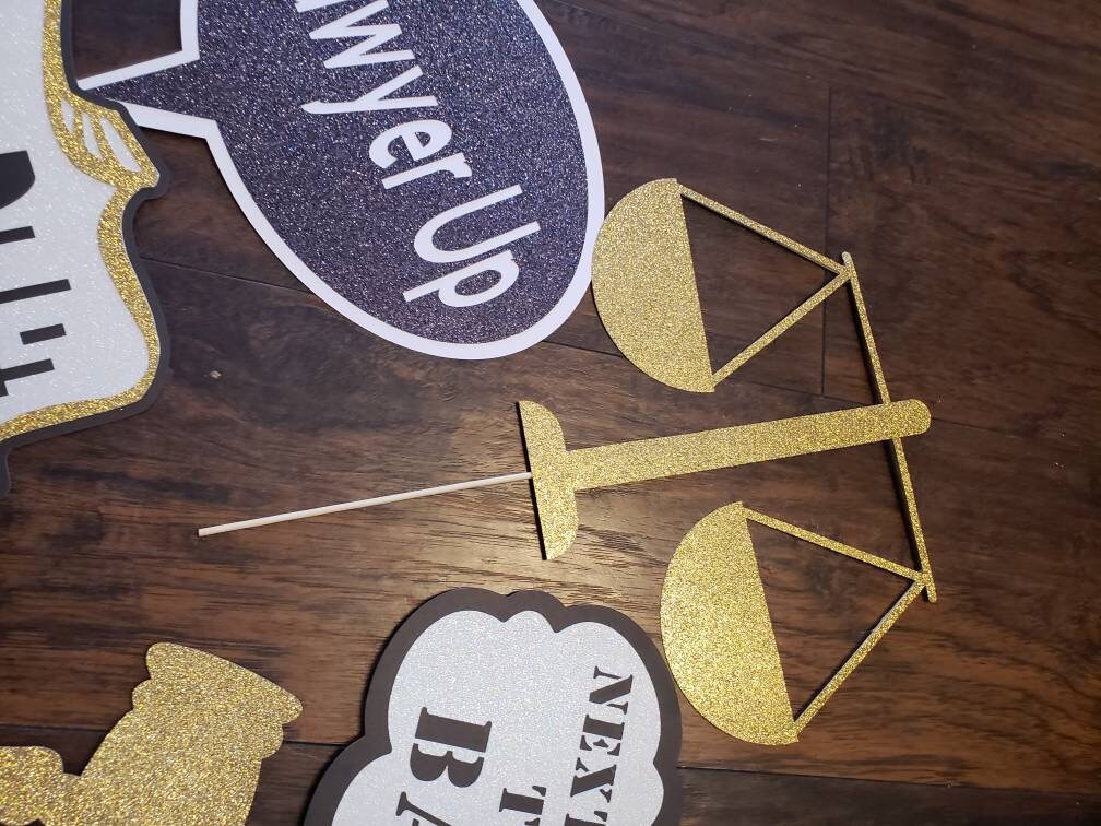 Law School Graduation Prop Set Law Party Law School Party | Etsy
