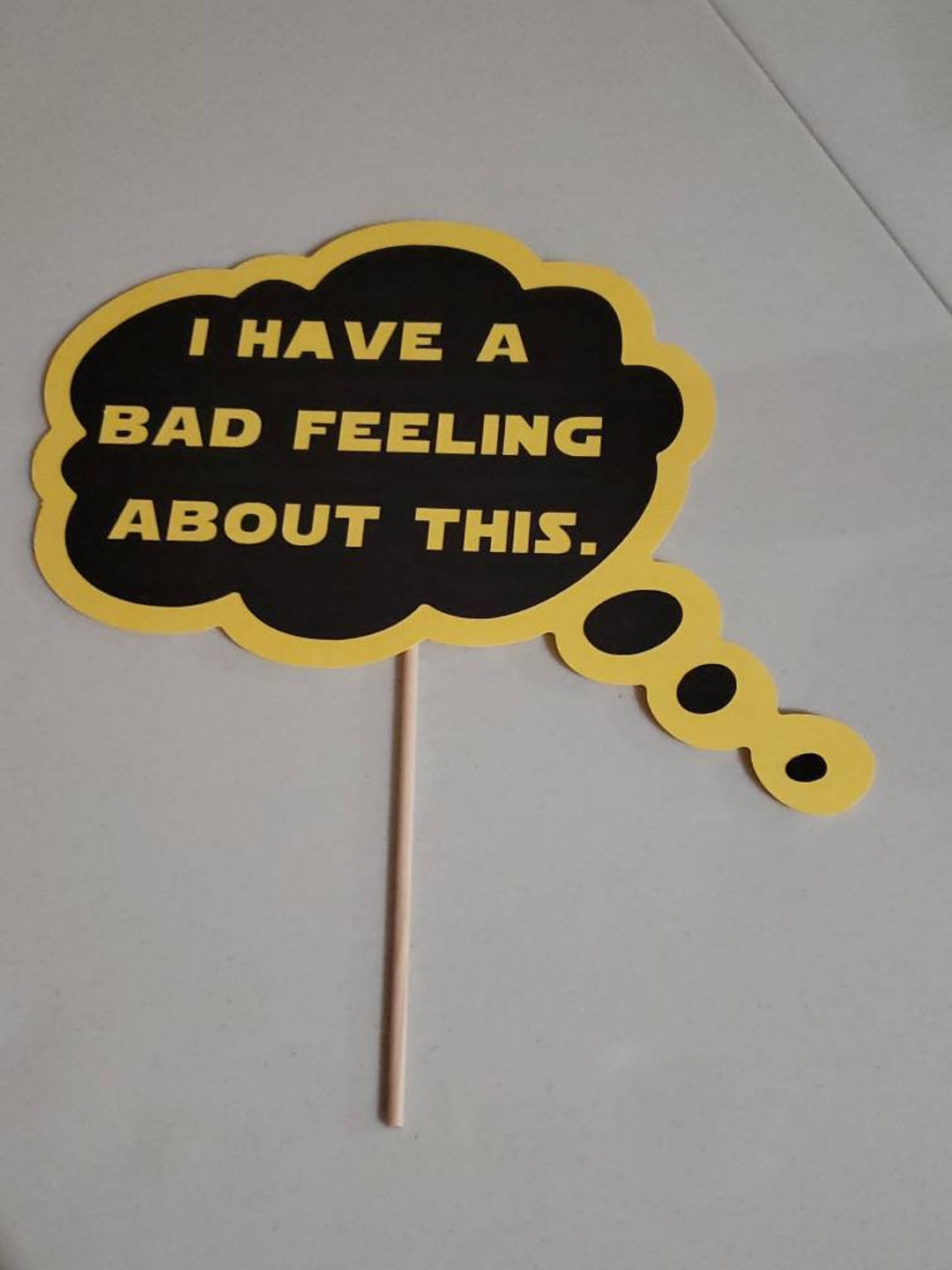 Personalised Thought Bubble, Custom Birthday Decorations, Horror Party ...