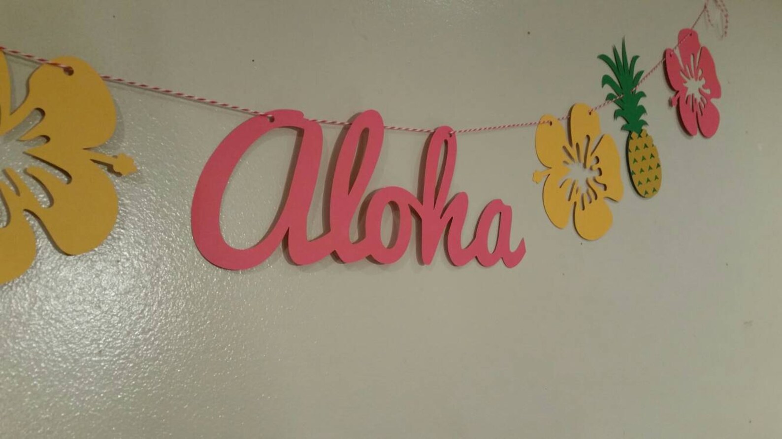 Luau Party Banner Aloha Banner Hawaiian Luau Hawaiian - Etsy