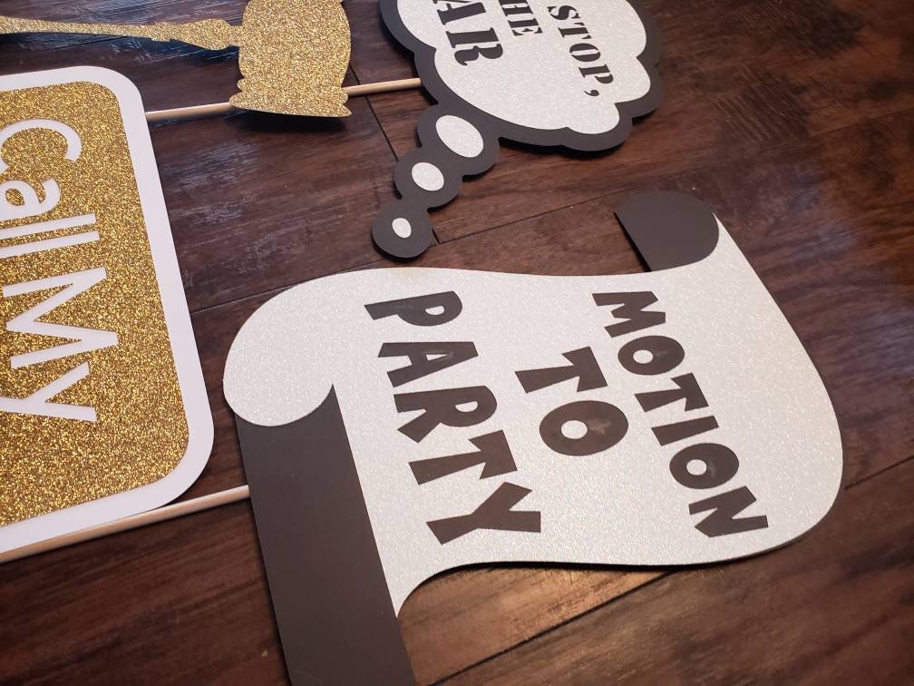 Law School Graduation Prop Set Law Party Law School Party | Etsy