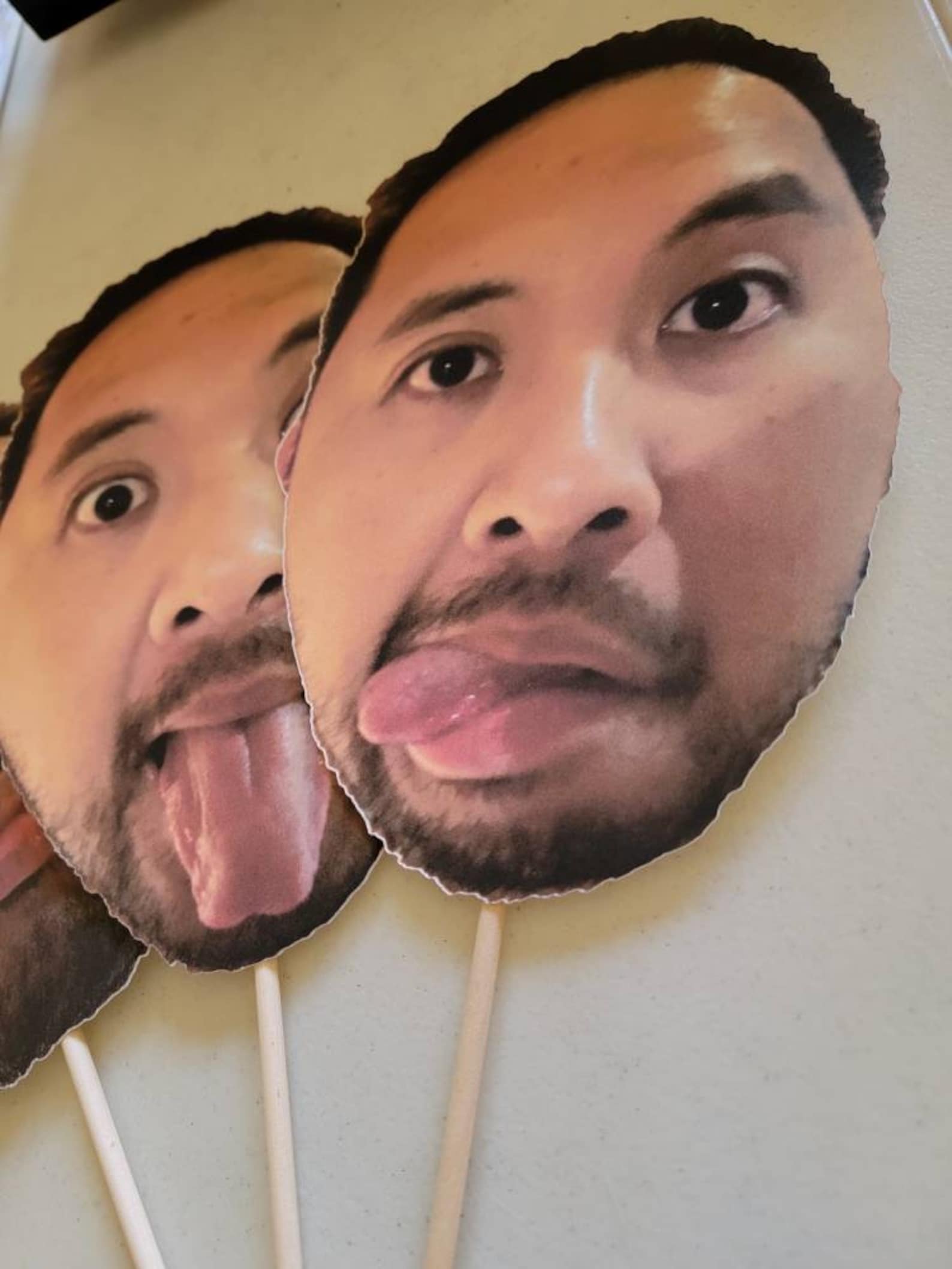 Custom Face Photo Booth Props First Birthday 21st 30th50th - Etsy